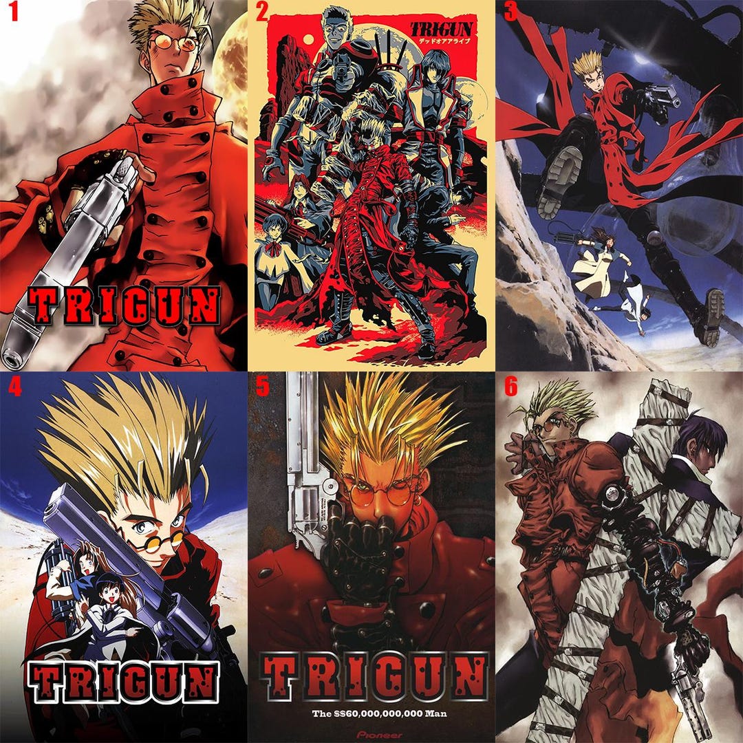 Trigun Maximum Anime Premium Poster, Canvas Poster, High Quality ...