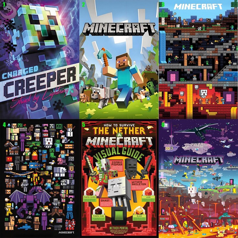 Mincraft Poster - Etsy UK