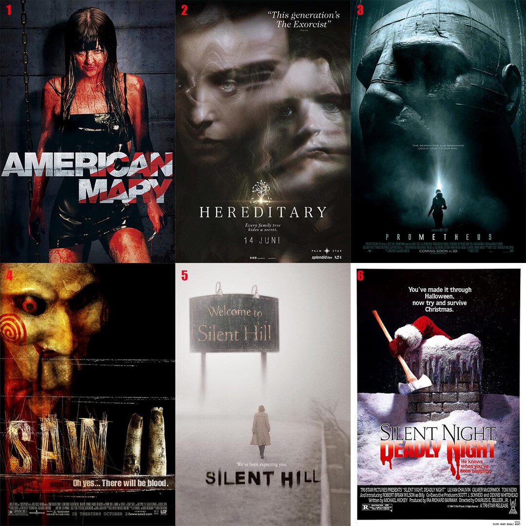 The Latest Collection of Classic Horror Movie Posters,high Quality ...