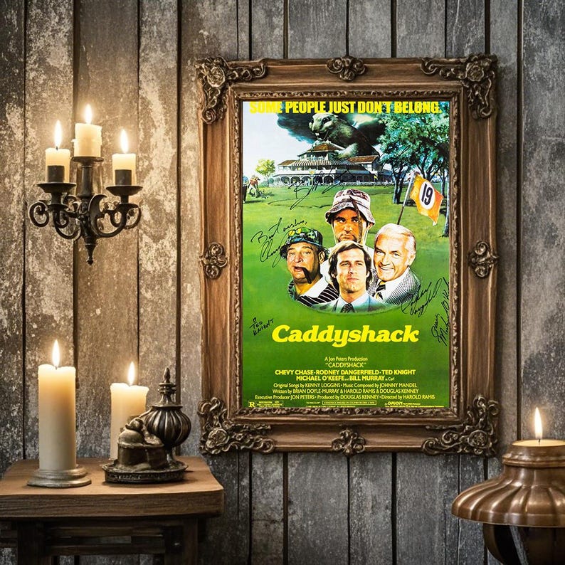 Caddyshack Movie Signature Poster,high Quality Printed Poster, Home ...
