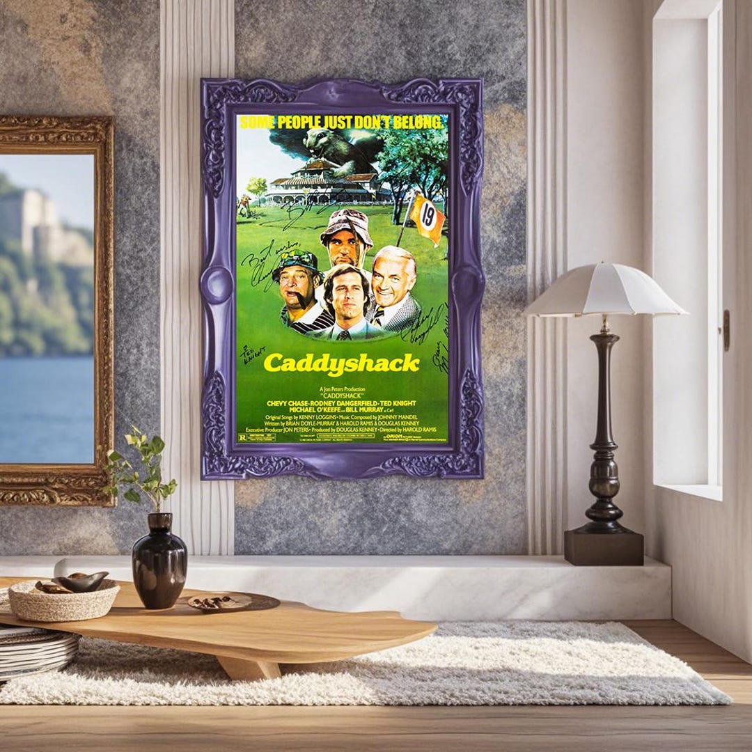 Caddyshack Movie Signature Poster,high Quality Printed Poster, Home ...