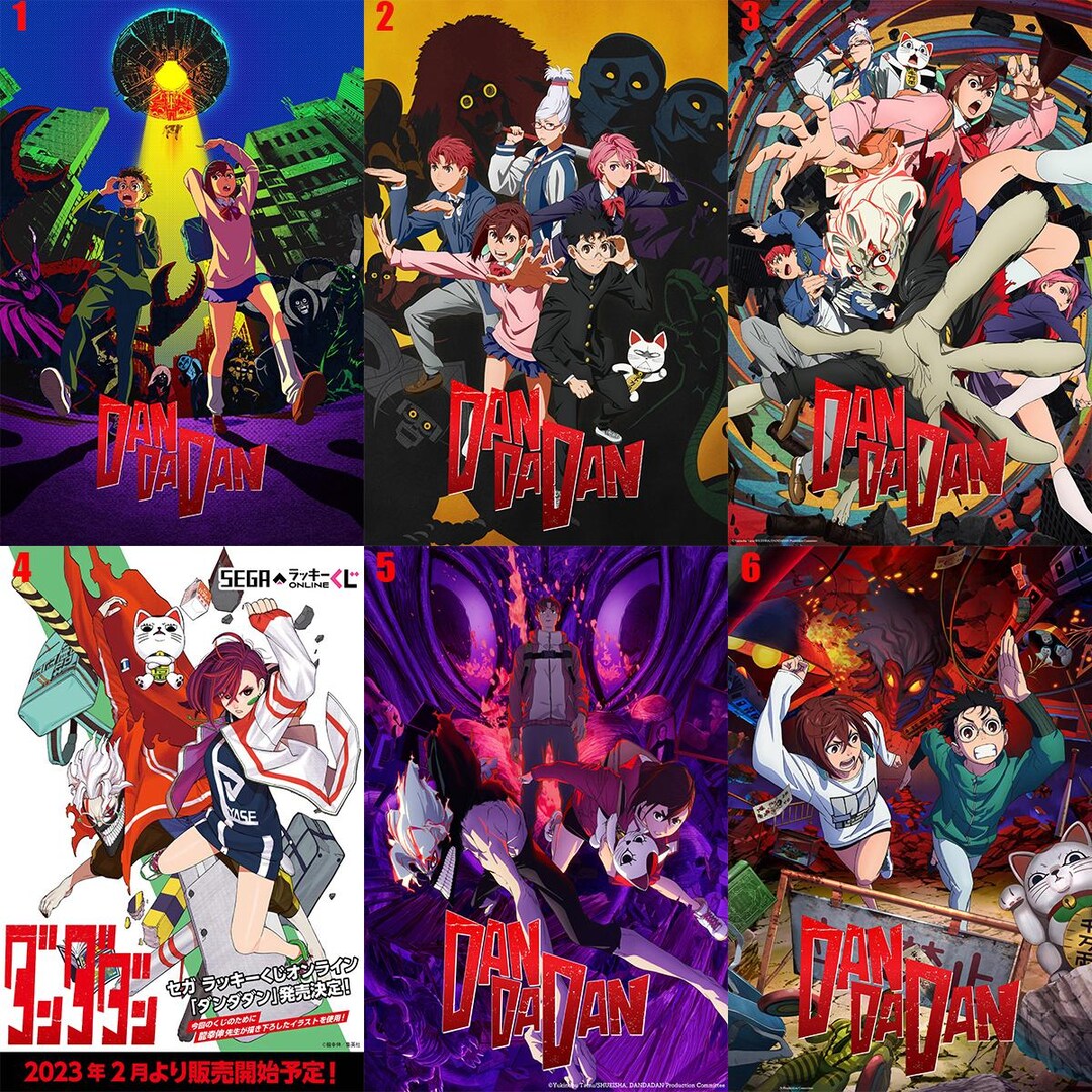 Collectible Dandadan Anime Print: A Blend of Horror and Sci - Fi Vibes ...