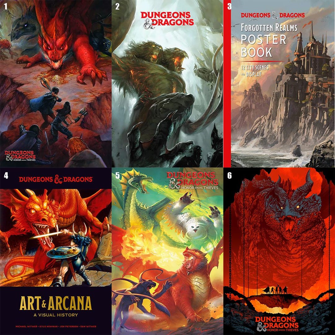 Dungeons & Dragons - Fantasy Gaming Poster,high Quality Printed Poster ...