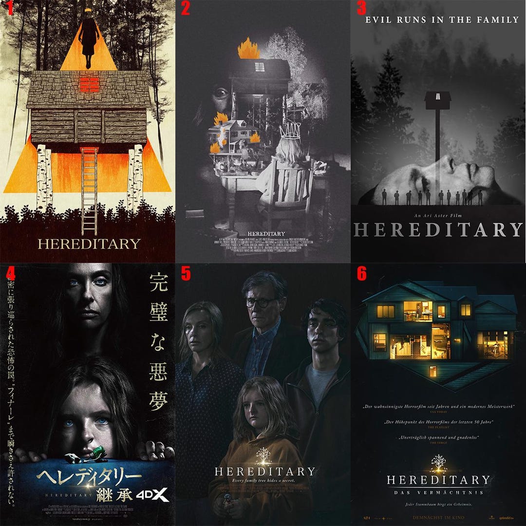 Hereditary Movie Poster - Spooky Artwork for Horror Fans,high Quality ...
