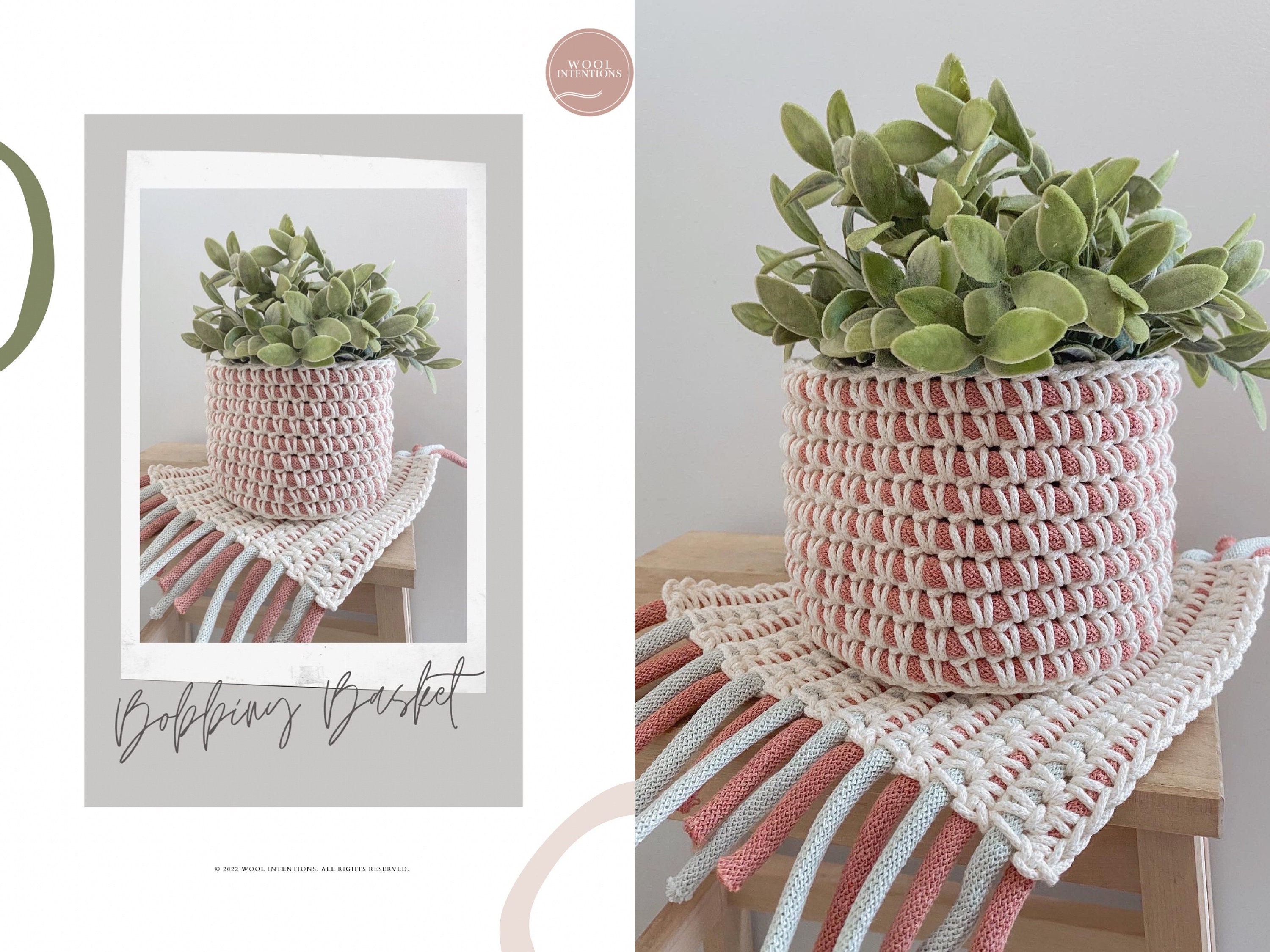 Crochet Pattern // Bobbiny Basket - Etsy
