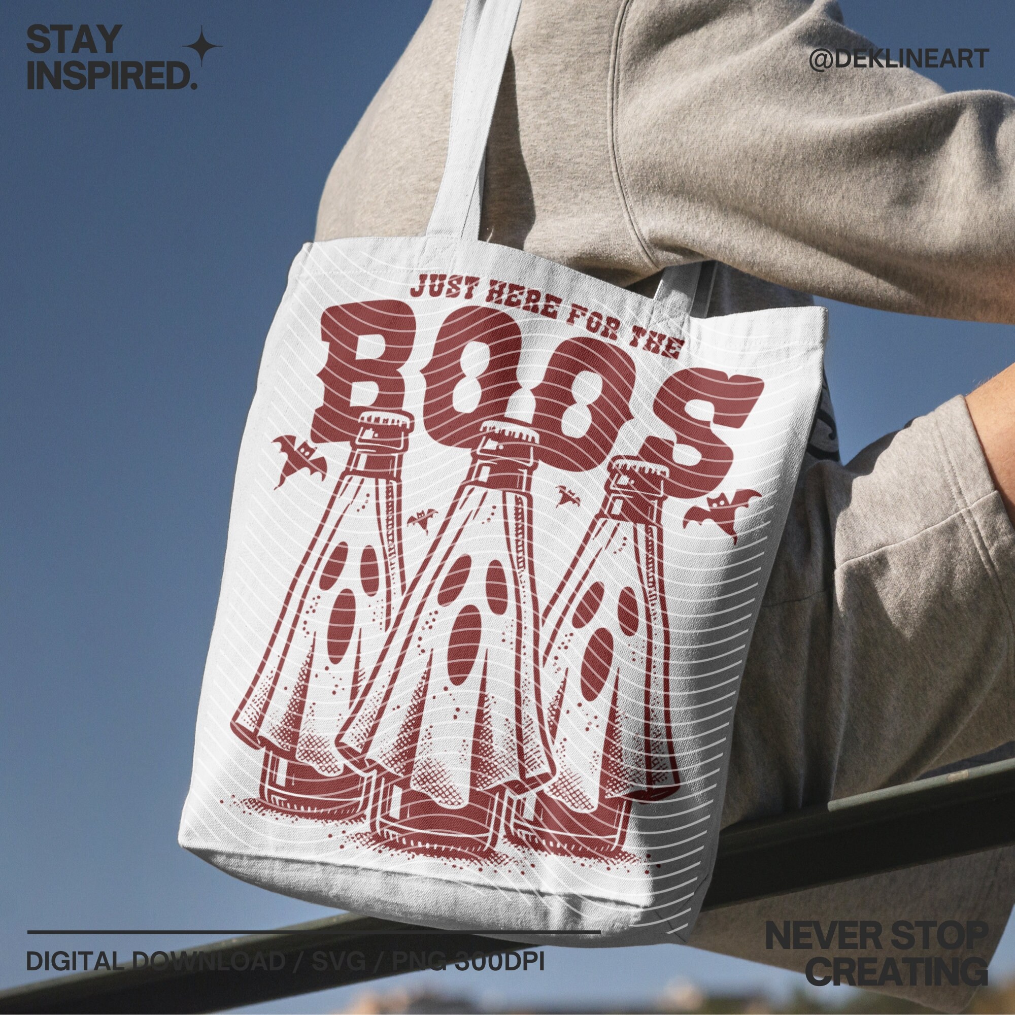 Just Here for the Boos, SVG PNG Files, Spook Season Png, Trendy Retro ...