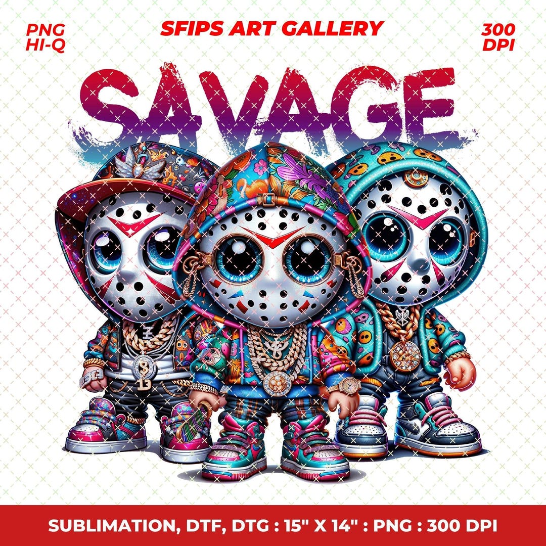 Gangster Rapper Jason PNG: Urban Hiphop T-shirt Design (digital ...