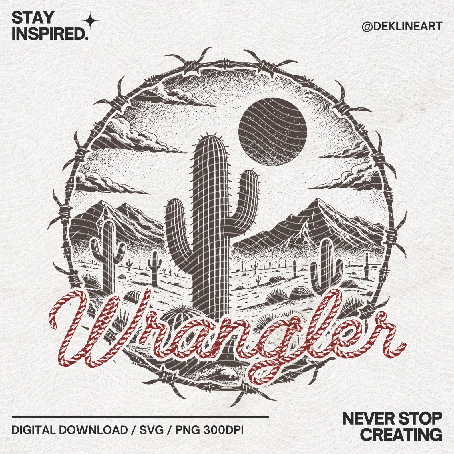 Wrangler, SVG PNG Files, Distressed Western, Trendy Vintage Retro ...