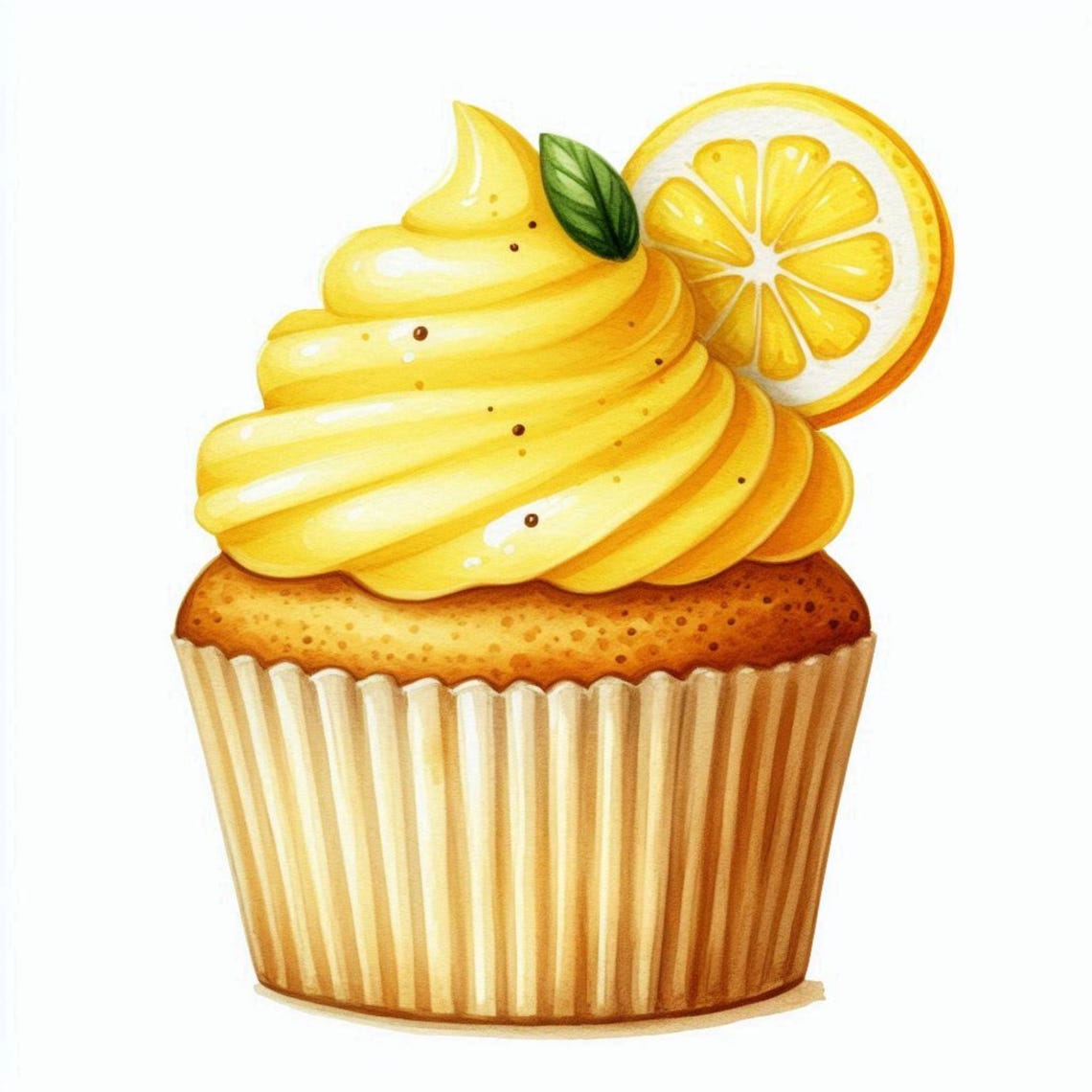 25 Cupcakes Clipart | Transparent Background | Cupcake Clipart ...