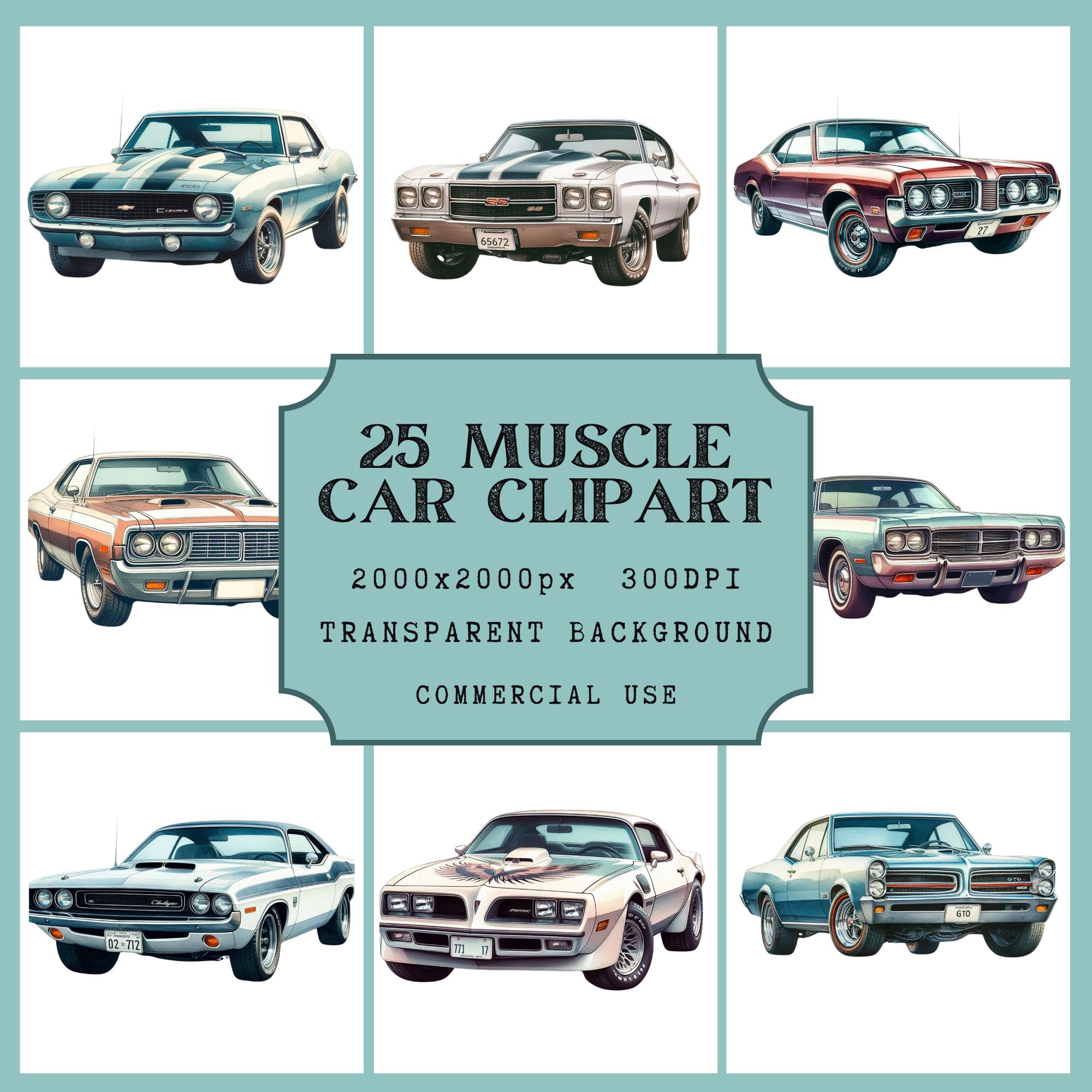 25 Muscle Car Clipart Muscle Car PNG Car Clip Art Muscle Car Clip Art ...