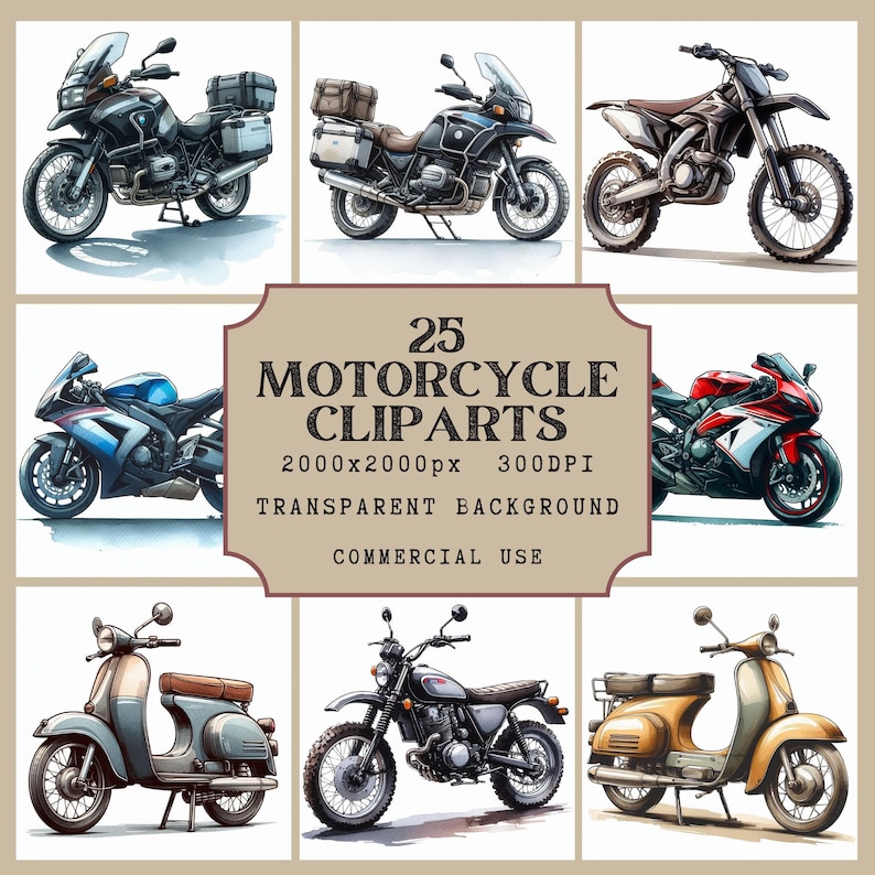 25 Motorcycle Clipart | Motorcycle PNG | Motorbike Clipart | Motorcycle ...