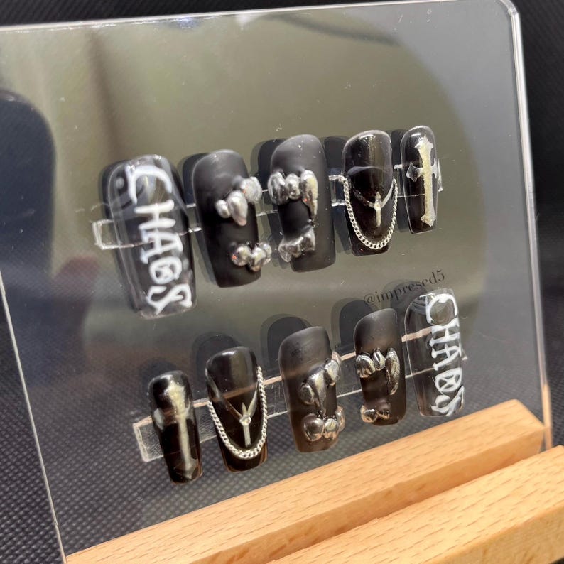 Ken Carson’s “A Great Chaos” Album Cover Press-on Nails - Etsy