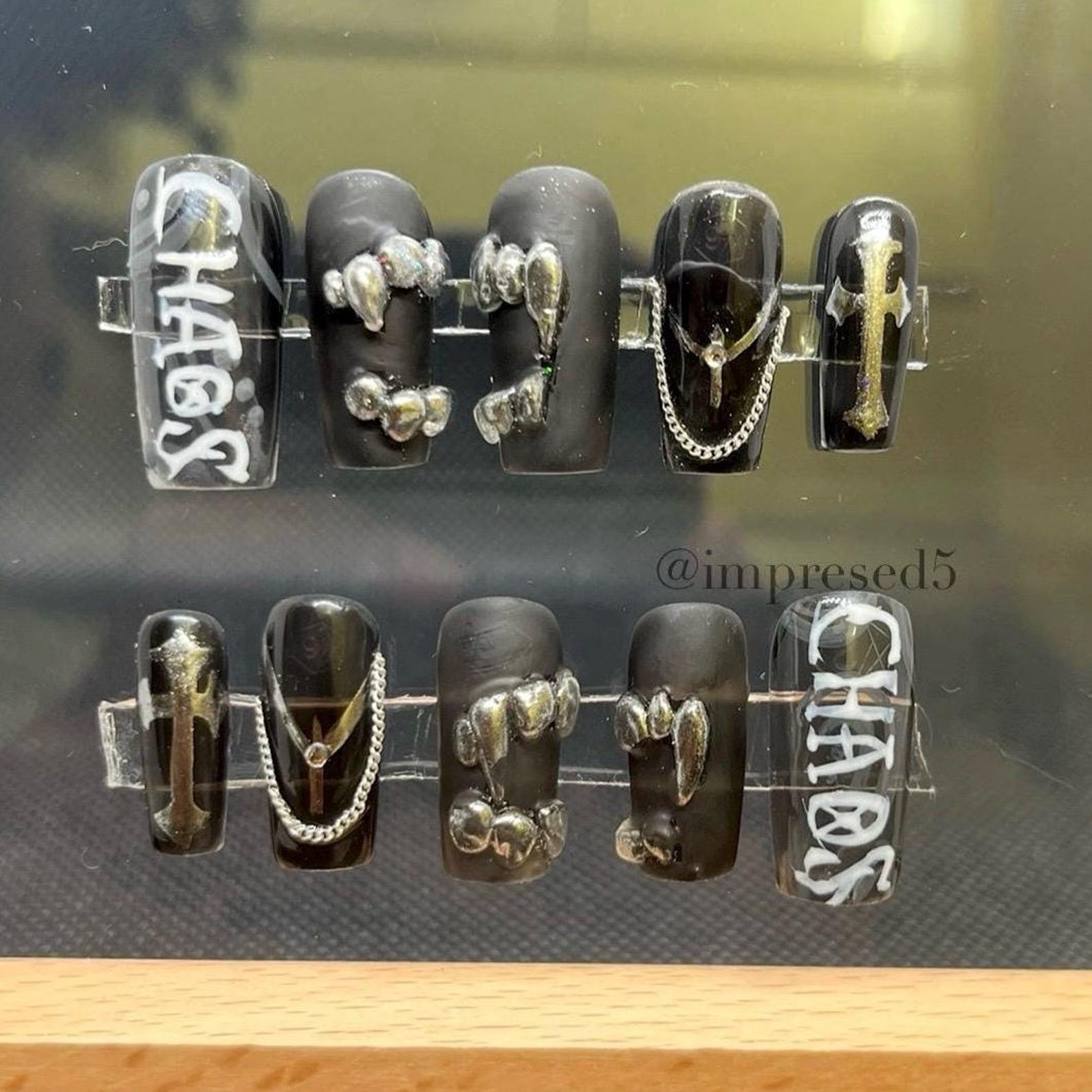 Ken Carson’s “A Great Chaos” Album Cover Press-on Nails - Etsy