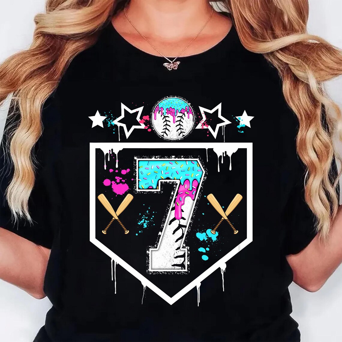 Baseball Birthday PNG Numbers 3-14 Bundle Png| Drip Ice Cream Baseball ...