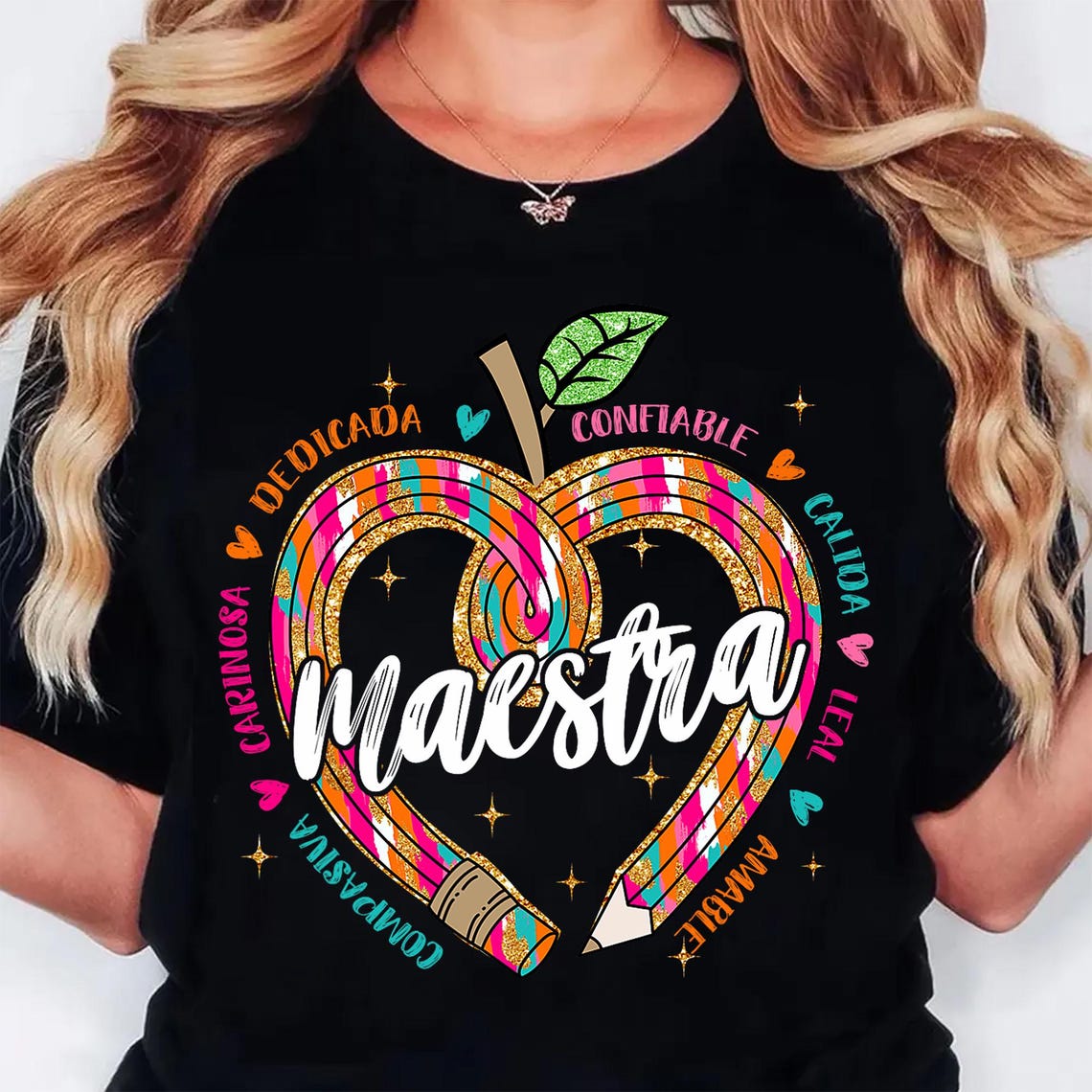 Maestra PNG Bundle, Retro Maestra Word Png, Maestra Teacher Life, Teach ...