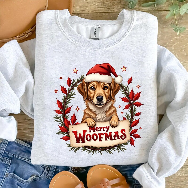 Merry Woofmas Svg - Etsy