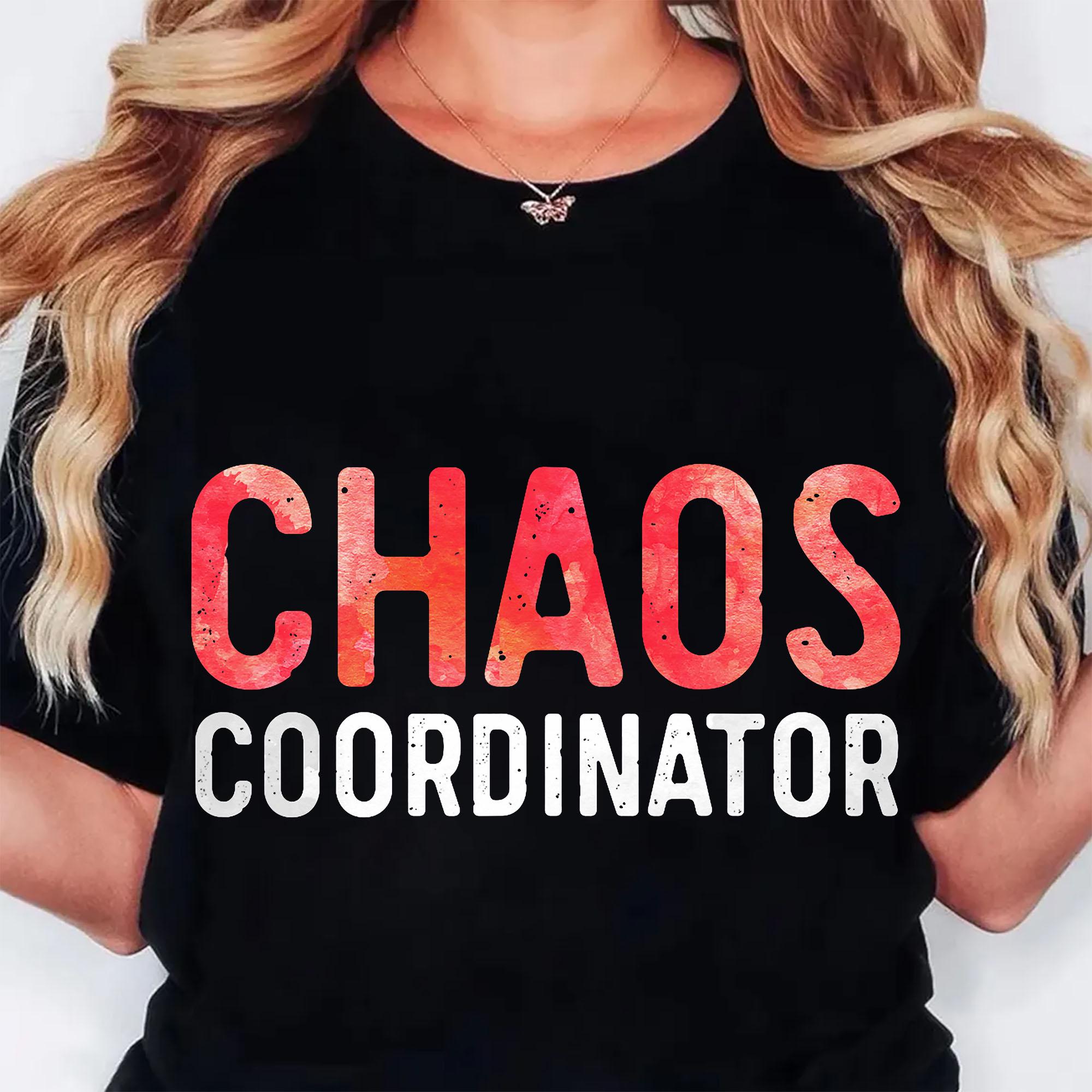 Chaos Coordinator Png Bundle, Funny Chaos Quotes PNG, Rainbow ...