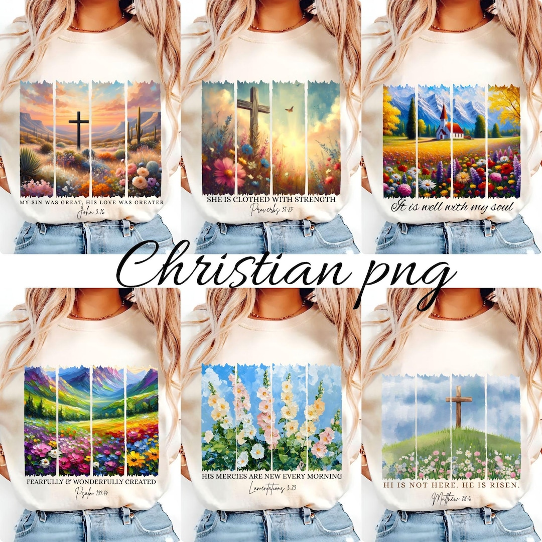 Christian Bundle PNG, Christian Png Bundle, Easter Png, Bible Verse Png ...