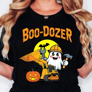 Halloween Monster Truck PNG Bundle, Pumpkin Crusher Boo Dozer Truck or ...