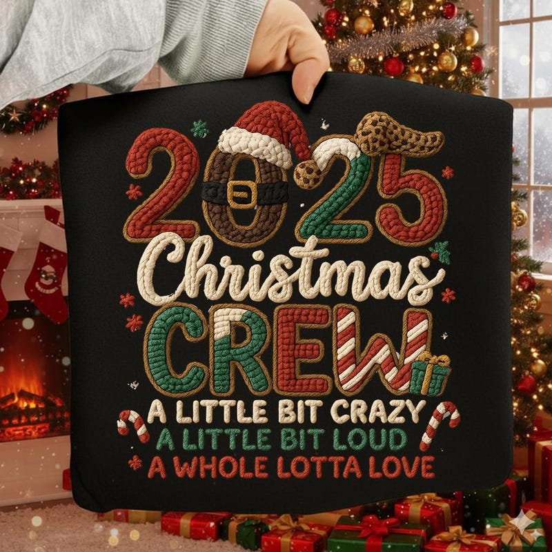 Christmas Crew Crochet - Etsy