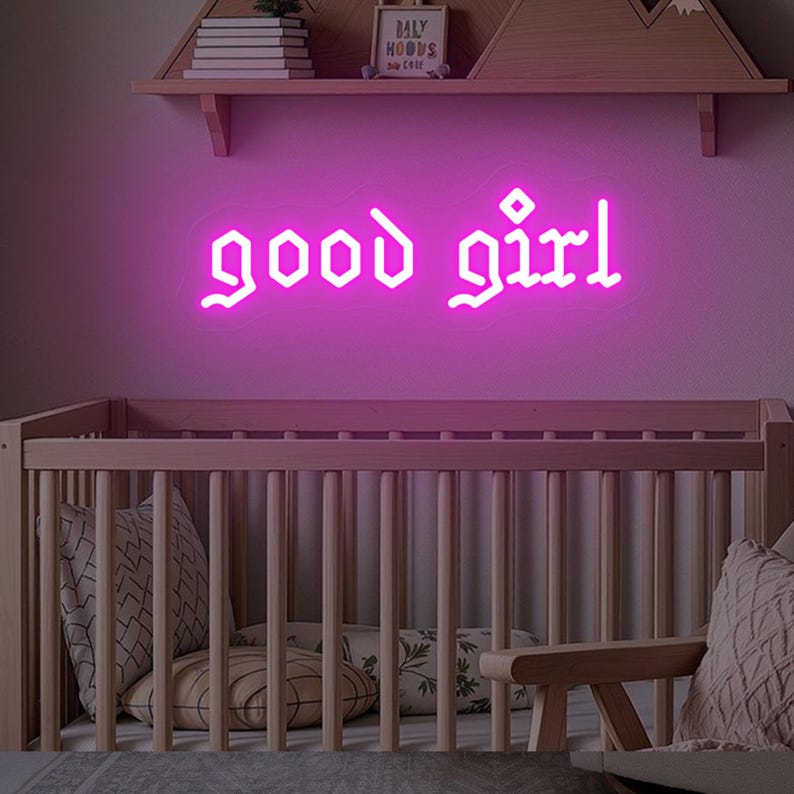 Good Girl Neon Sign,good Girl Romance Club,book Lover Gift,gift for ...