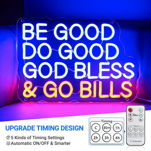 Do Good Be Good God Bless and Go Bills - Etsy