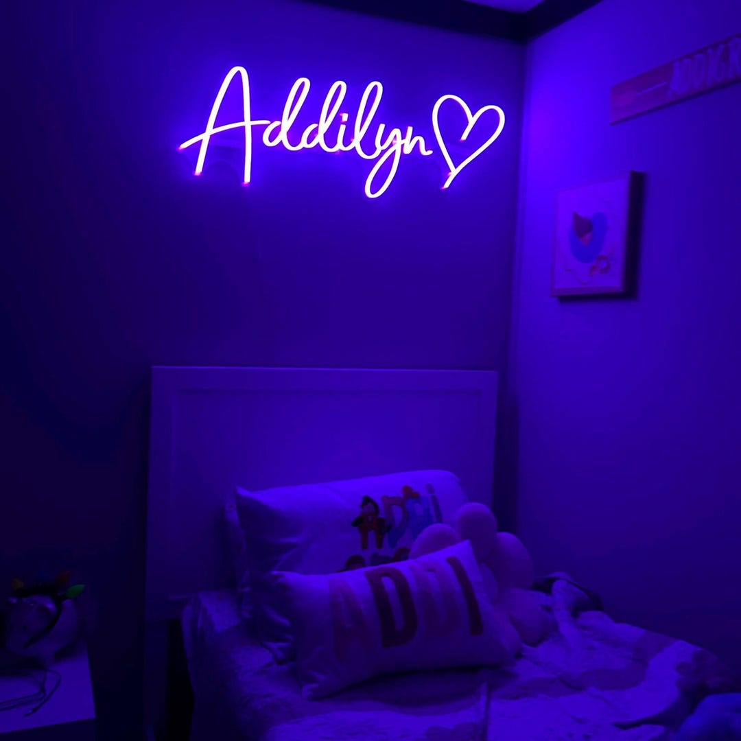 Dorm Room Name Sign,custom Name Neon Sign for Kids,personalized ...
