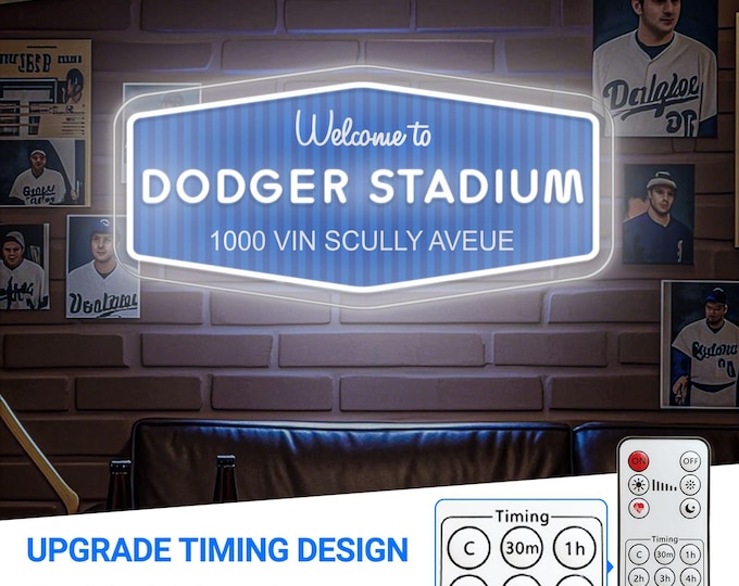 Dodger Baseball Sign 19” - Etsy