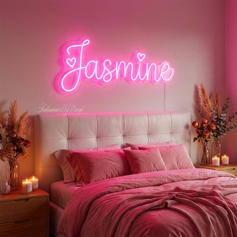 Custom Teens Name Neon Sign,custom Nursery Name Neon Sign,personalized ...