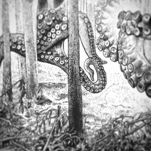 The Gate, Stippling Pen & Ink Lovecraftian Tarot Original Art Print by ...