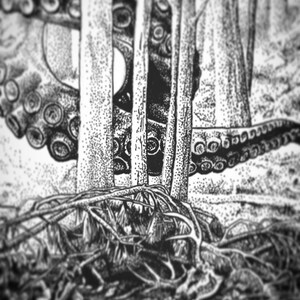 The Gate, Stippling Pen & Ink Lovecraftian Tarot Original Art Print by ...