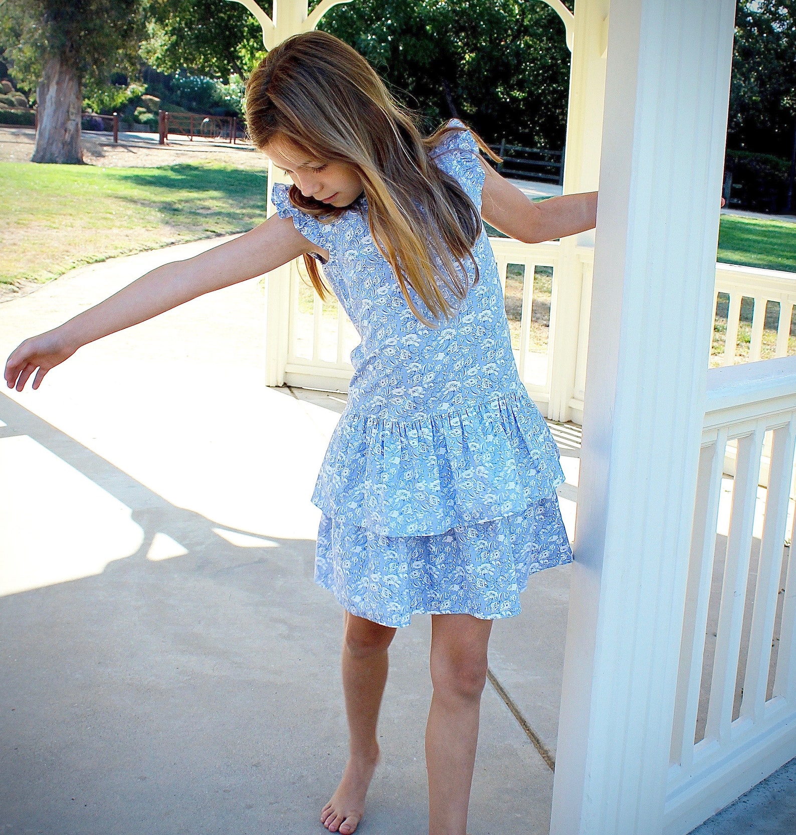 Girls Dress Pattern, MURIELLE DRESS, Girls Sewing Pattern, Instant ...