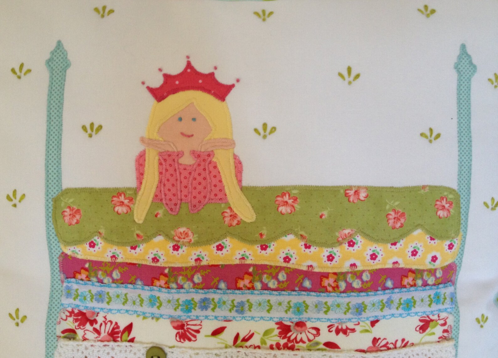 PILLOW PATTERN Set of 3 Princess Theme Patchwork and | Etsy