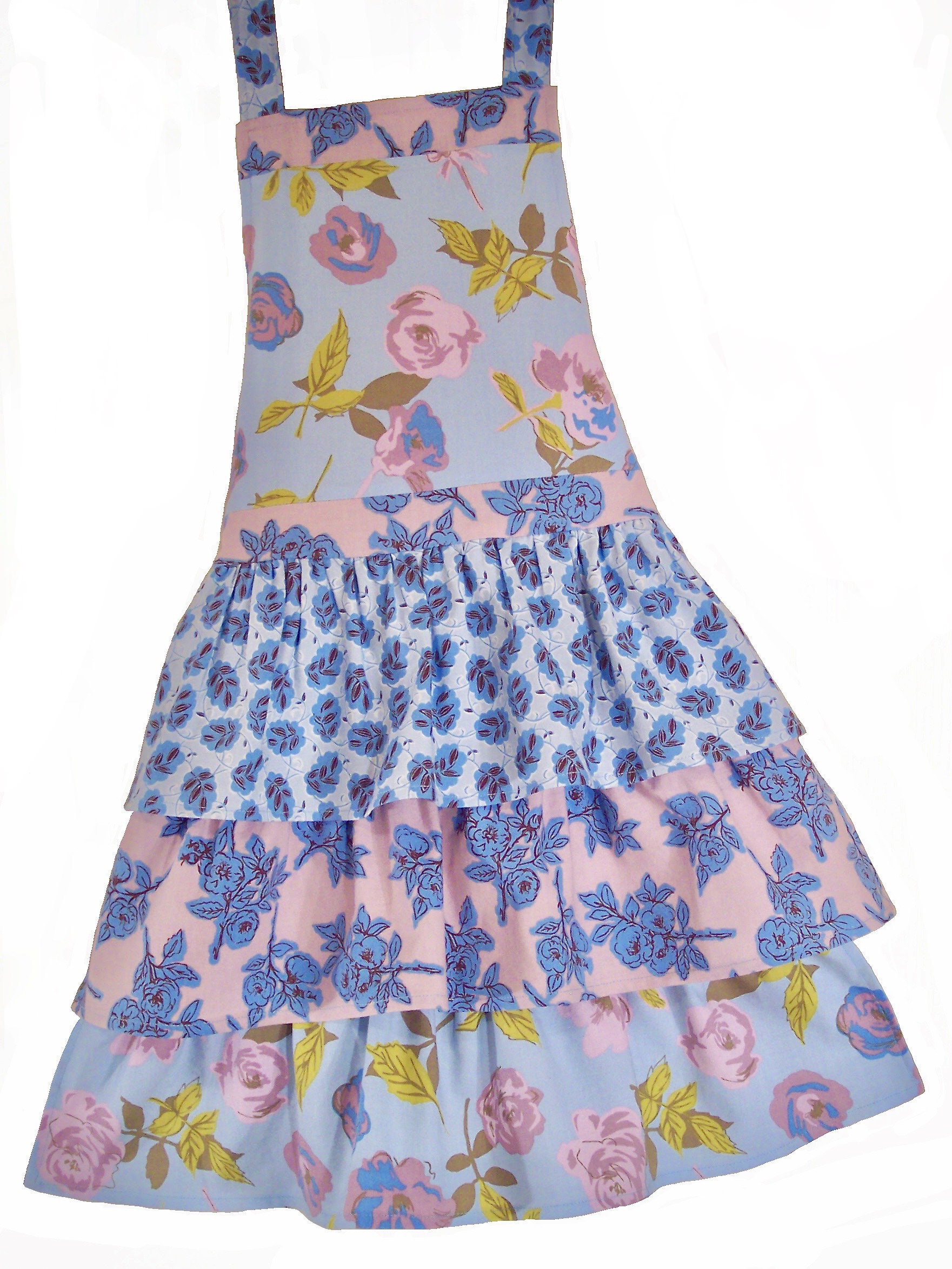 GIRLS APRON Pattern , Little Girls Ruffle Apron, Four Sizes Included to ...