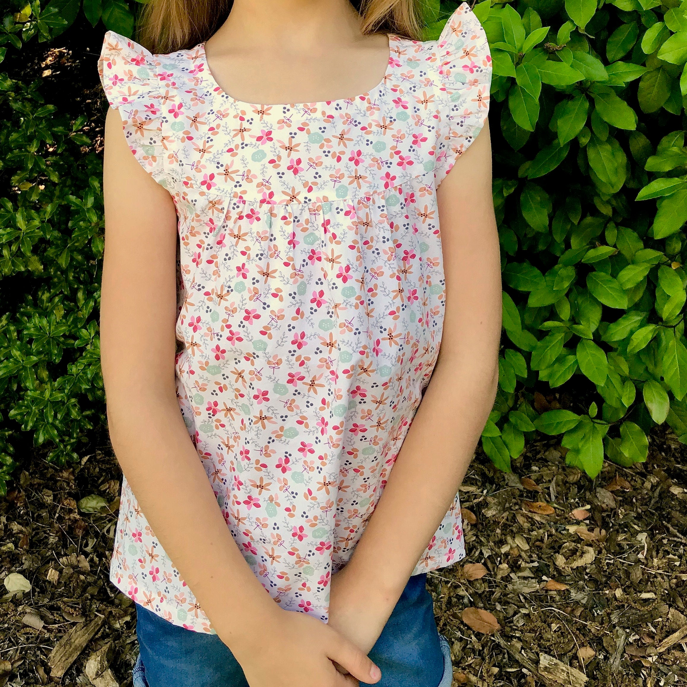 Girls Blouse Pattern the KELSIE Pattern Sewing Pattern - Etsy Canada