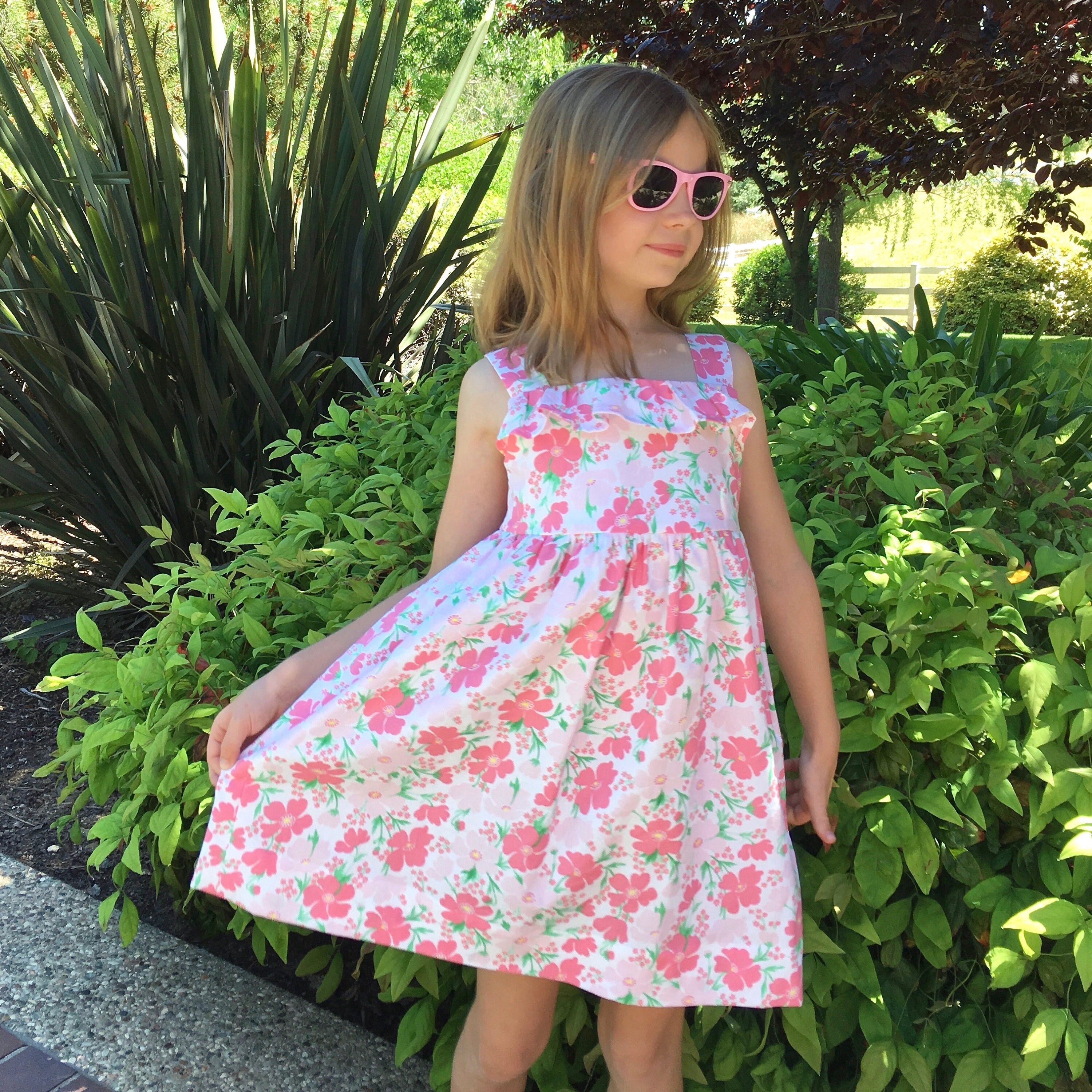 Girls Dress Pattern, SUMMER DAYS DRESS, Baby Dress Pattern, Girls ...