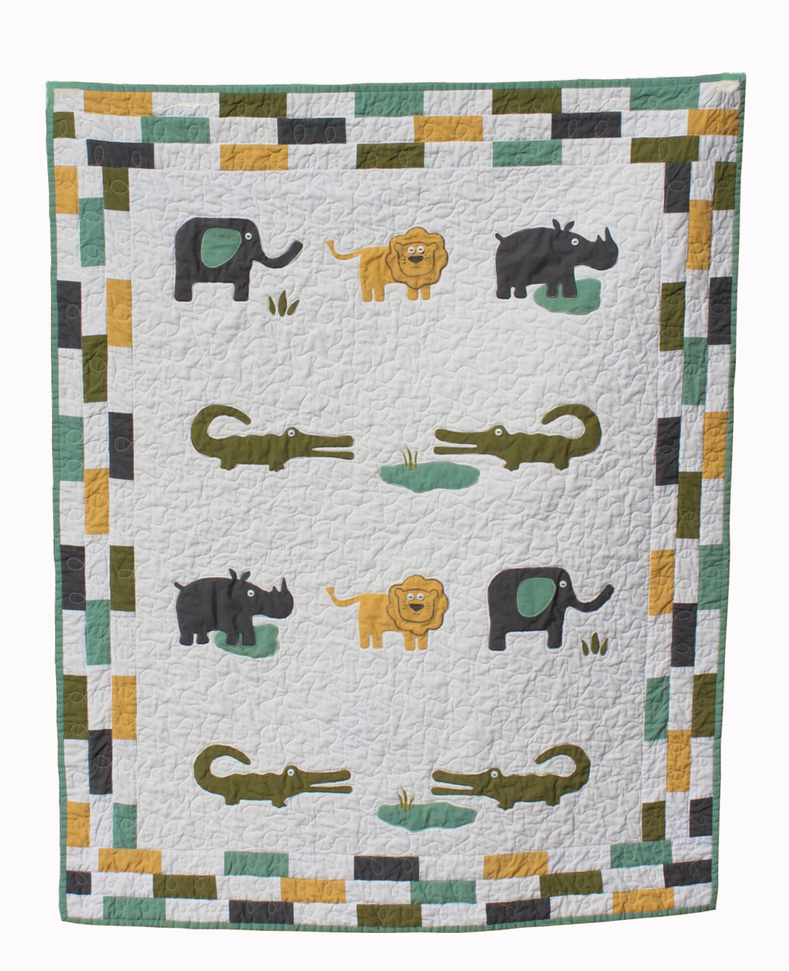 BABY QUILT PATTERN, Modern Baby Boy Quilt, Instant Download, Whimsical ...