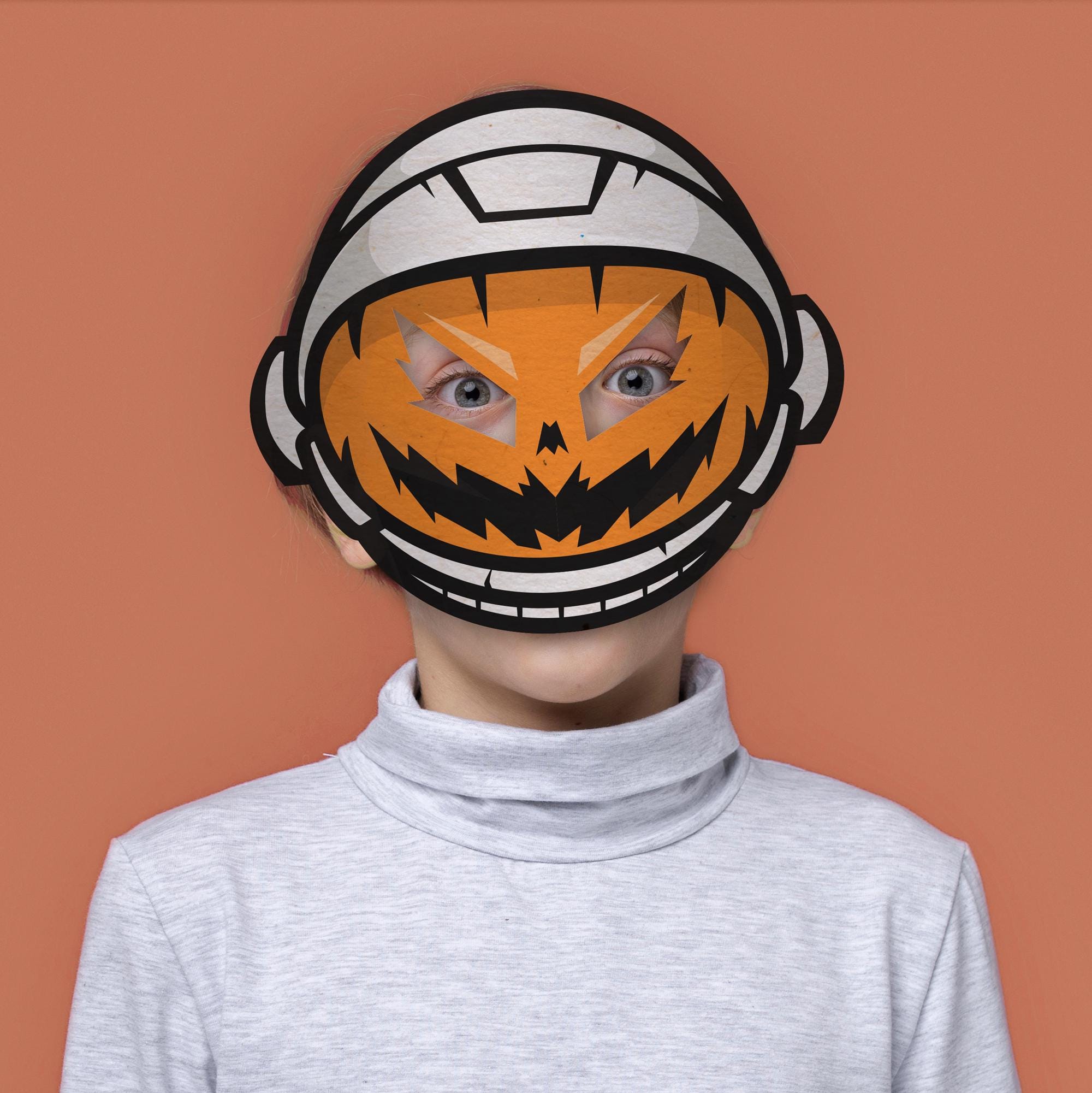 Space Halloween Mask Printable Zombie Masks Pumpkin Mask Halloween ...