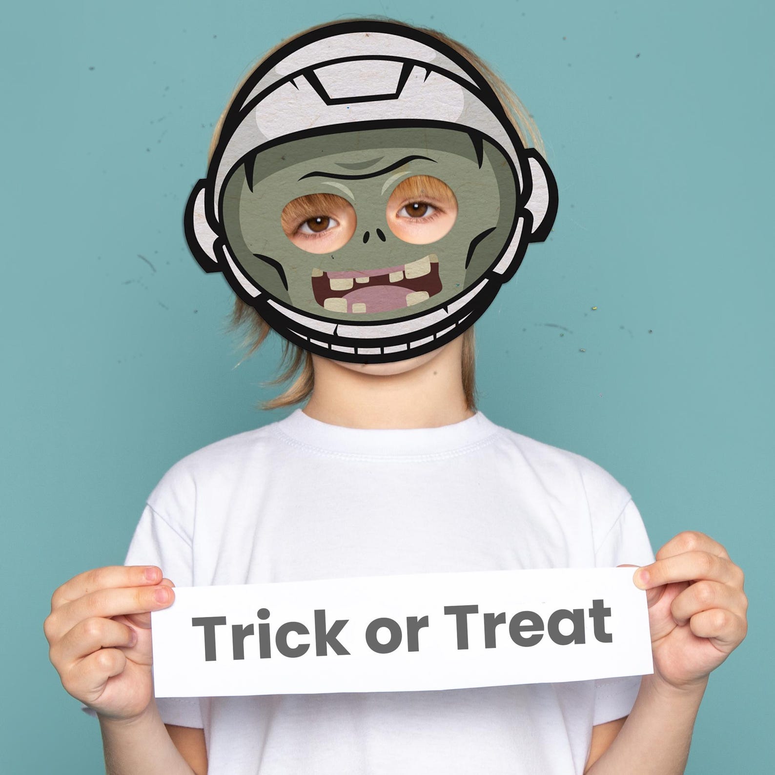 Space Halloween Mask Printable Zombie Masks Pumpkin Mask Halloween ...