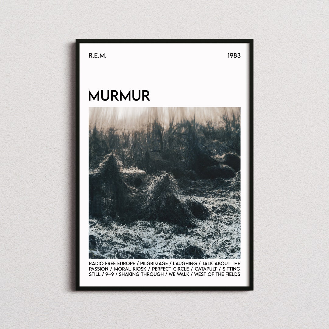 R.E.M. Murmur Album Print, Rem Poster, Rem Print, Rem Wall Art, Rem ...