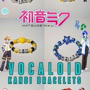 Vocaloid Kandi Bracelets - Etsy