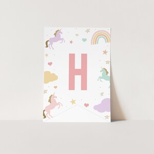 Editable Pastel Unicorn Birthday Invitation Template: Instant Download ...