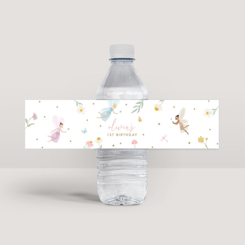 Editable Fairy Water Bottle Labels: Instant Download - Etsy