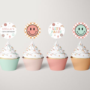 Editable Happy Face Party Birthday Invitation Template: Instant ...