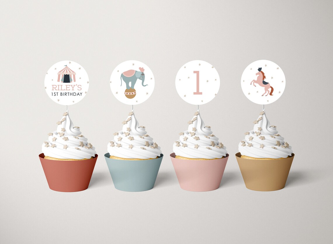 Editable Circus Birthday Invitation Template: Instant Download - Etsy