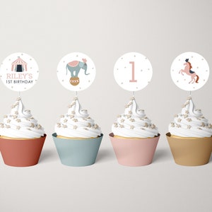 Editable Circus Birthday Invitation Template: Instant Download - Etsy