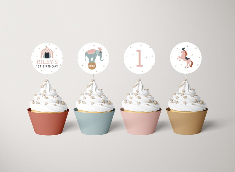 Editable Circus Birthday Invitation Template: Instant Download - Etsy