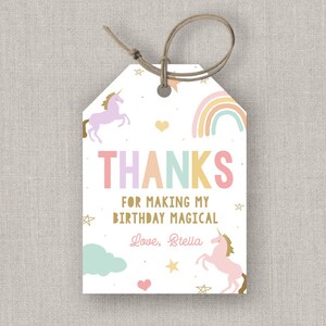 Editable Pastel Unicorn Birthday Invitation Template: Instant Download ...