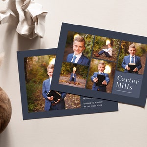 Editable Carter LDS Baptism Invitation Template: Instant Download - Etsy