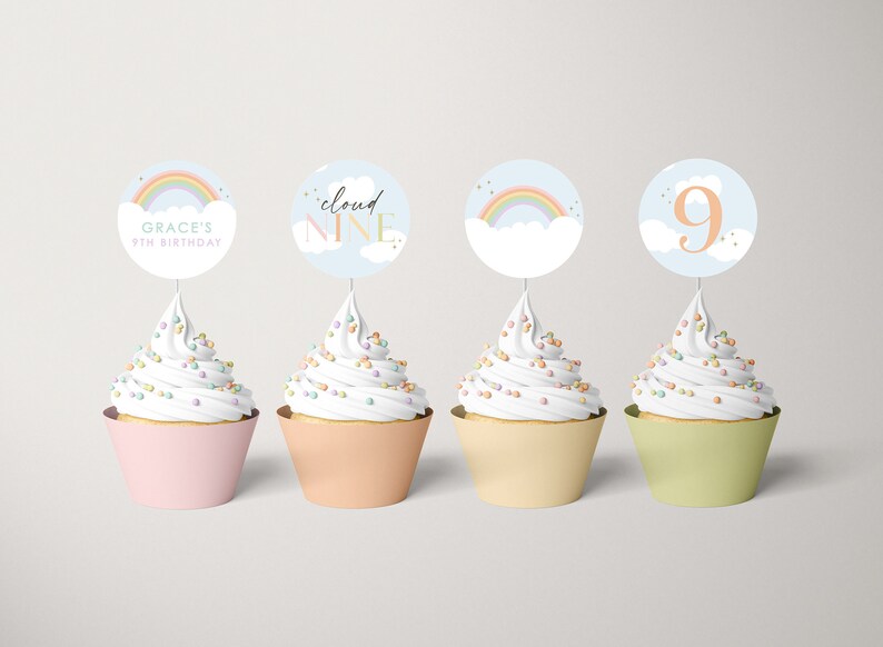 Cloud Nine Birthday Party Invitation - Etsy